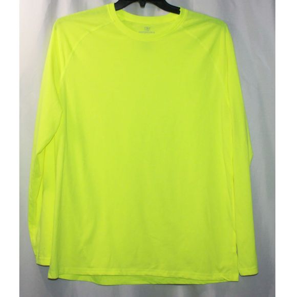 Athletic Works | Shirts | Men Athletic Works Performance Blend Neon ...